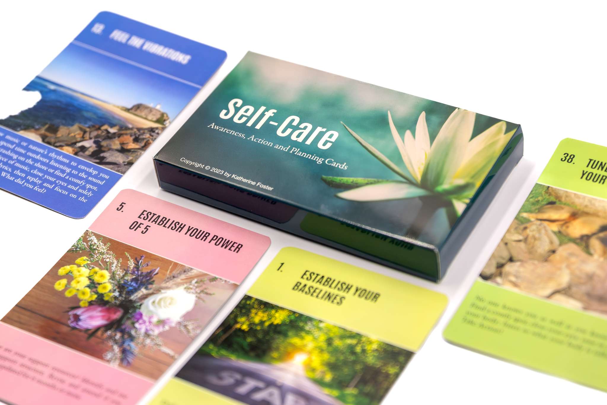 Self-Care Card Deck - Exquisite - 43 Self-Care Cards